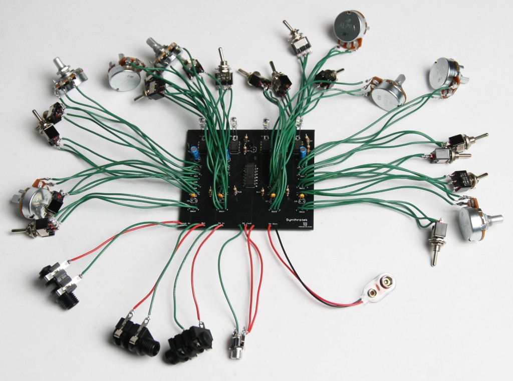 Mega Drone Synth w. CV & Clock Inputs Assembly Instructions | Synthrotek