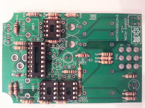 Chorus Pedal Assembly Instructions – Synthrotek