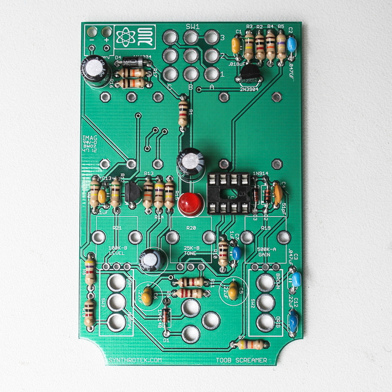Tube Screamer (Original) – PCB-Mounted Only – Synthrotek