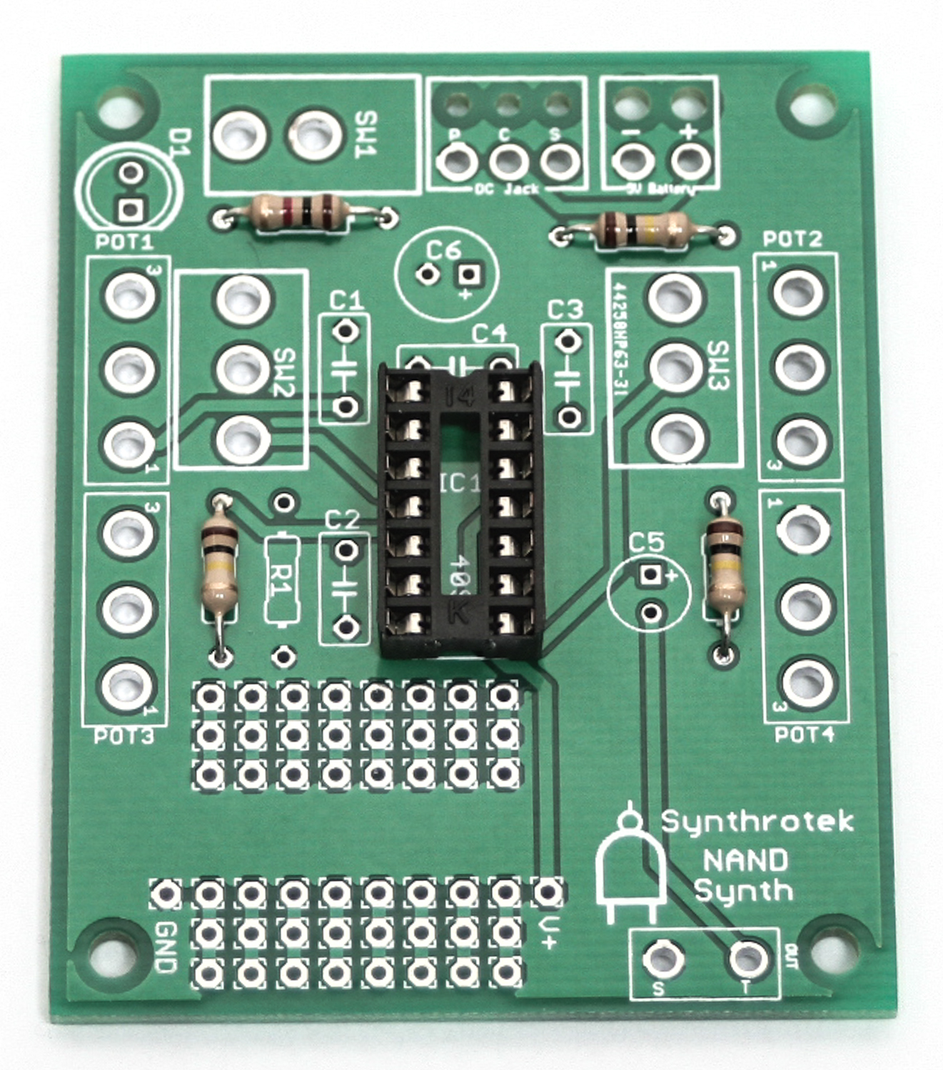 4093 Chaos NAND Synth Assembly Instructions – Synthrotek