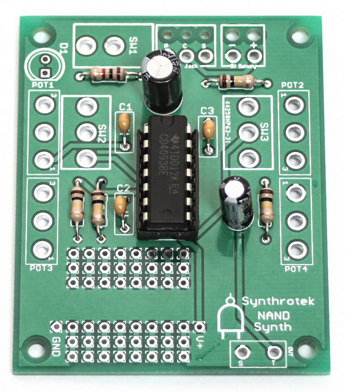 4093 Chaos NAND Synth Assembly Instructions – Synthrotek