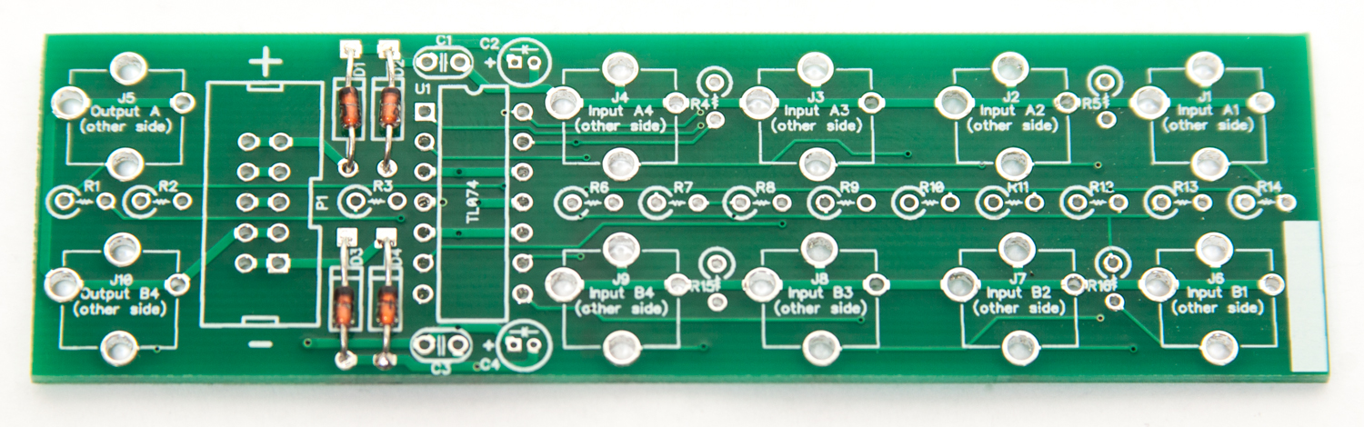 1U Unity Gain Mixer Assembly Instructions | Synthrotek