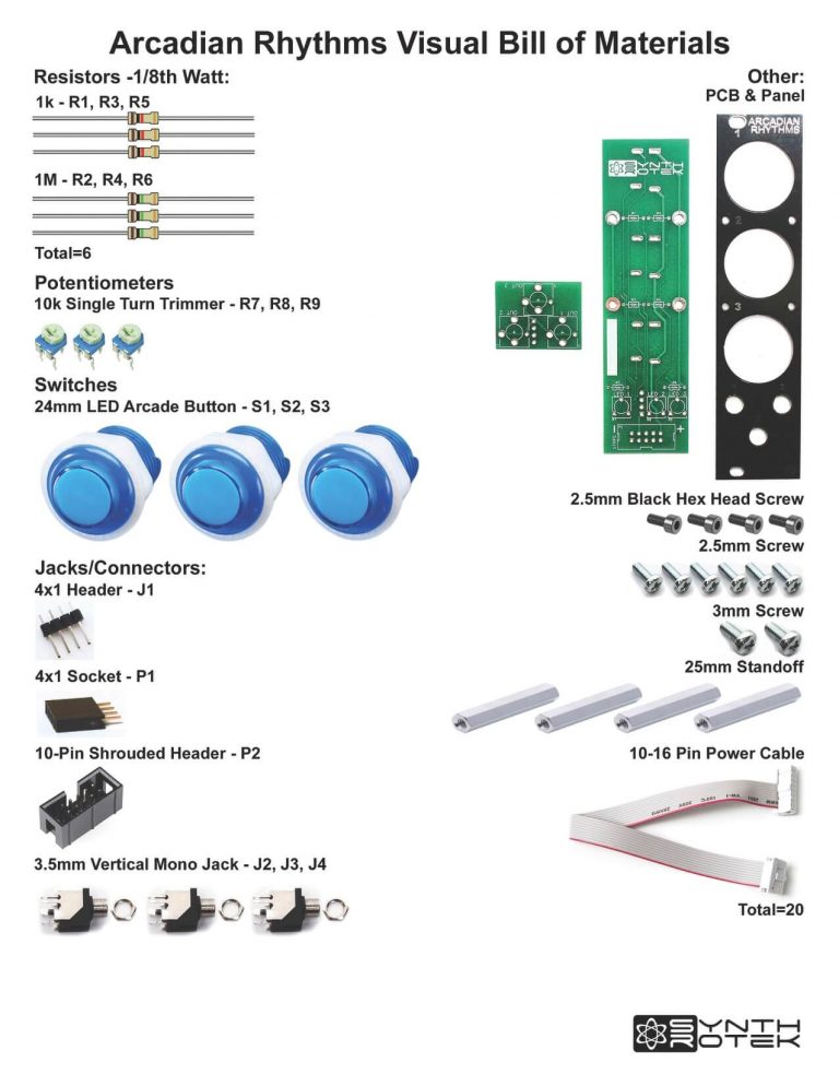Arcadian Rhythms Assembly Instructions – Synthrotek