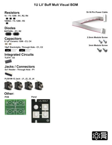 1U Lil’ Buff Mult Assembly Instructions | Synthrotek